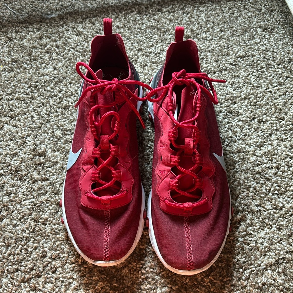 Red Nike React Shoes - Gem